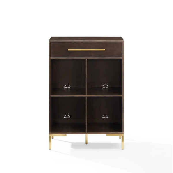Crosley Juno Record Storage Cube Bookcase - CF1325-BR – The Home Selection