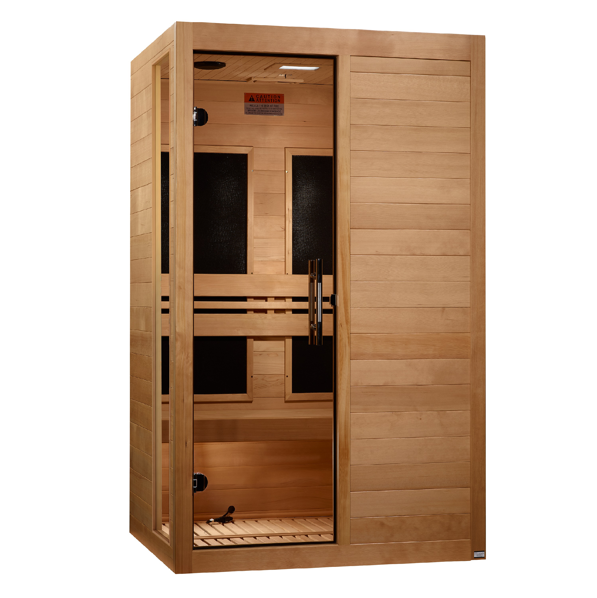 Golden Design Dynamic 2 Person "Lucca" Infrared Sauna Low EMF with Can ...