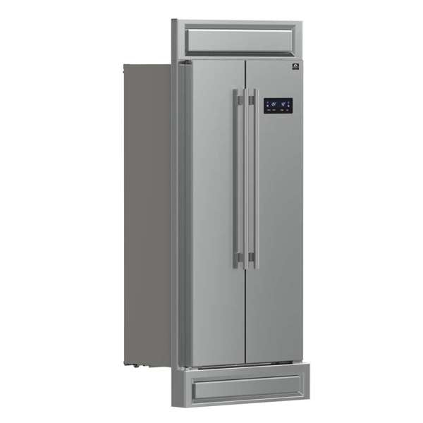 Forno Salerno 33" Built-in Stainless Steel Refrigerator 15.6 cu. ft ...