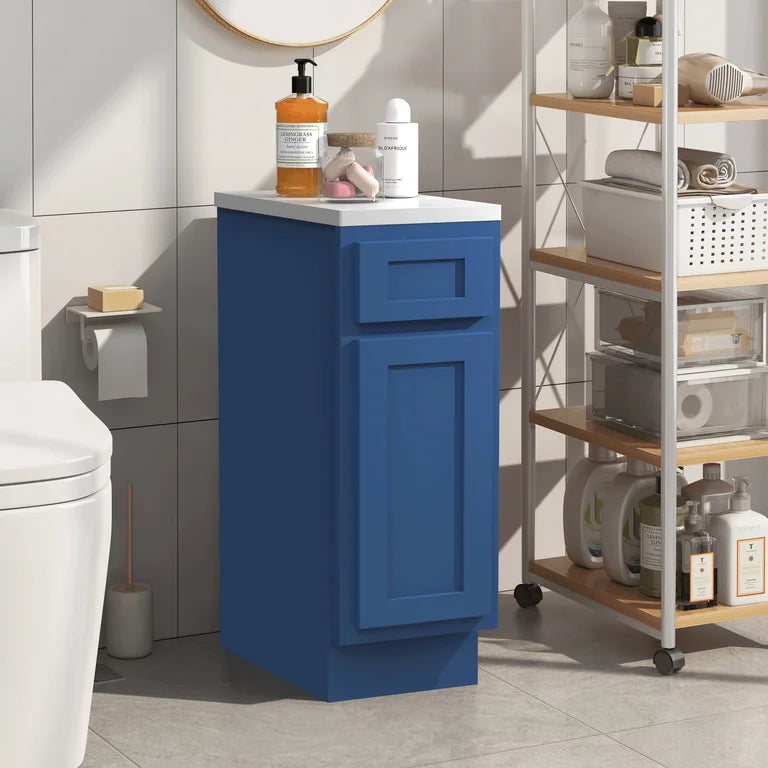 Vanity Art 12 inch Vanity Cabinet VA4012 3 Gray
