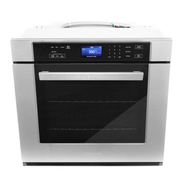 Cosmo 30" 5 cu. ft. Single Electric Wall Oven with True European Conve ...