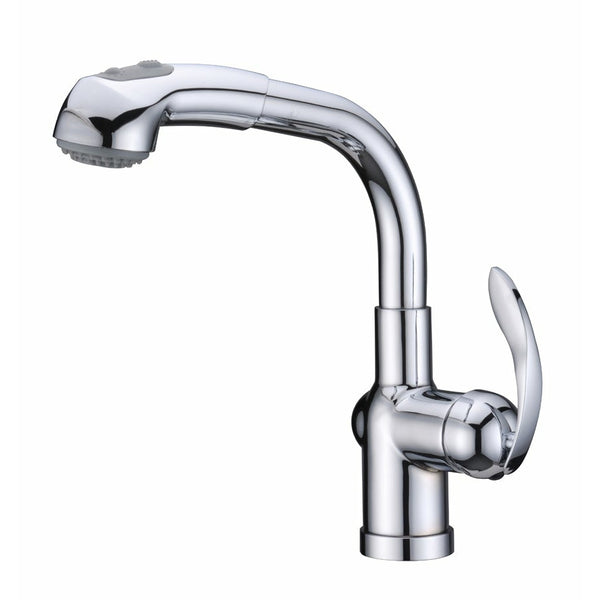 Alpha Solid Handle Pull-Out Faucet Model No. 91-566 – The Home Selection