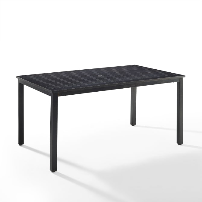 Crosley Kaplan 60 Inch Outdoor Metal Dining Table Oil-Rubbed Bronze ...