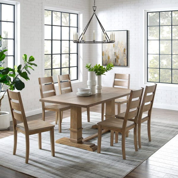 Crosley Joanna 128 Inch 7pc Dining Set - KF13066 – The Home Selection