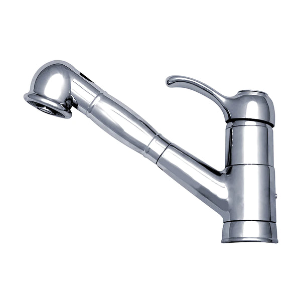 WHITEHAUS Metrohaus Single Hole/Single Lever Kitchen Faucet with Pull ...