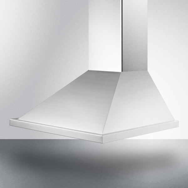 Summit 30" Wide Wall-Mounted Range Hood, ADA Compliant with Internal B ...