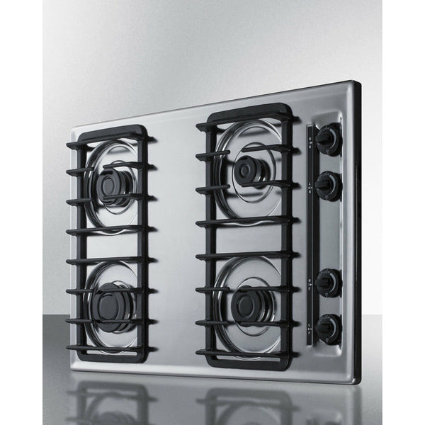 Summit 30" Wide 4-Burner Gas Cooktop - ZTL053S – The Home Selection